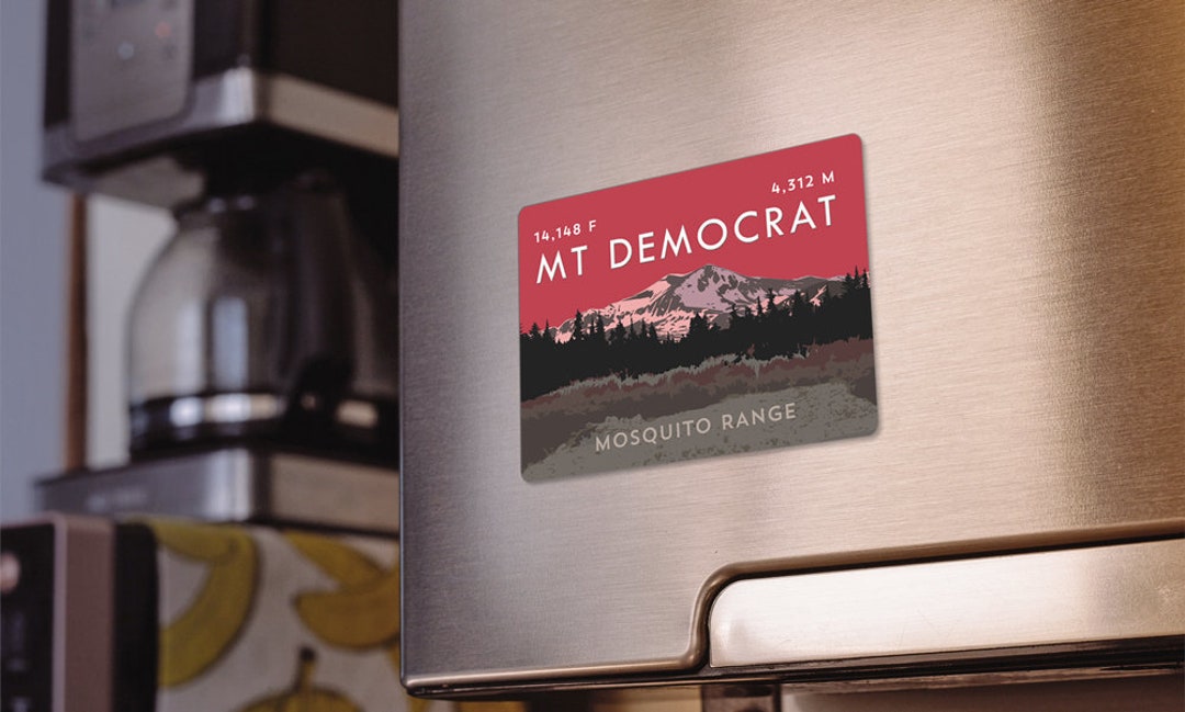 Mount Democrat Colorado 14er Magnet alta calidad duradero - Etsy España