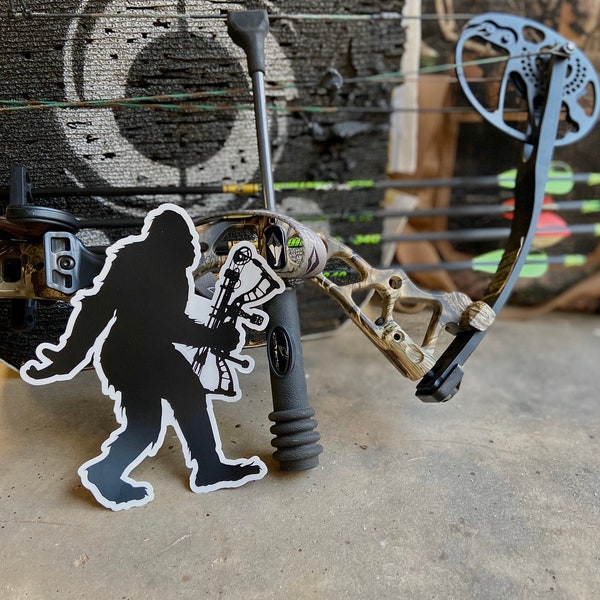 Bigfoot Archery Decal - Etsy