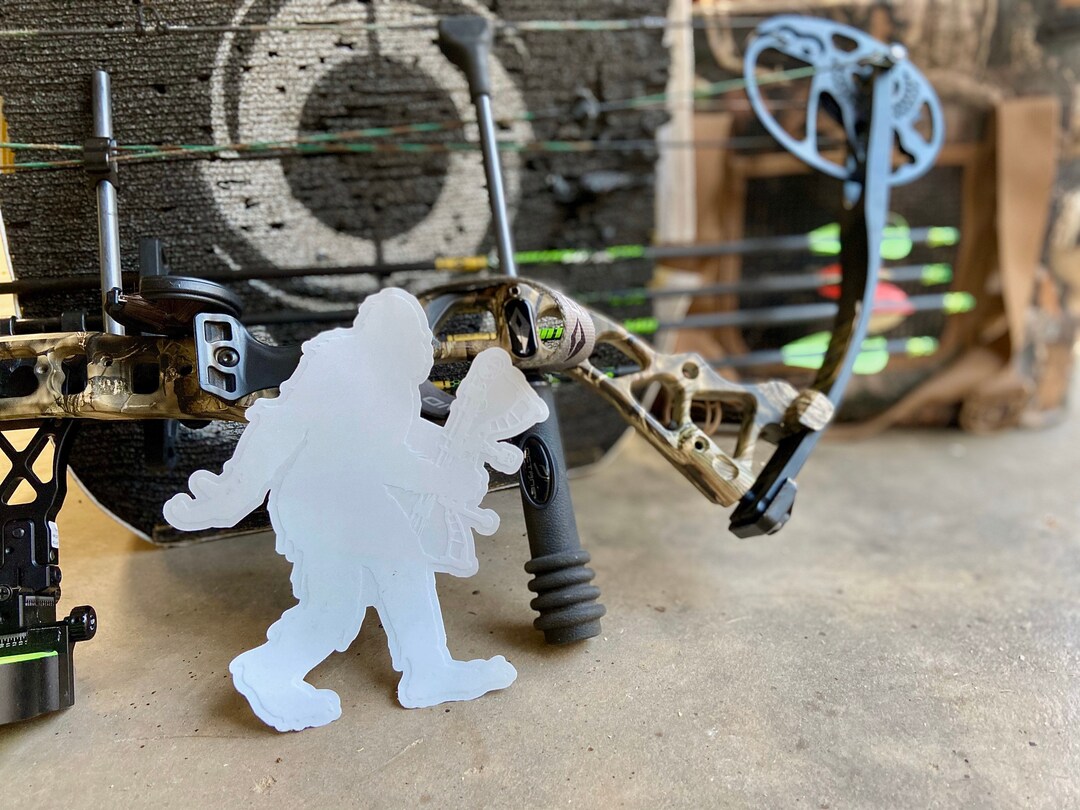 Sasquatch Archery Hunting Die Cut Outdoor Sticker LARGE 8 Tall High ...