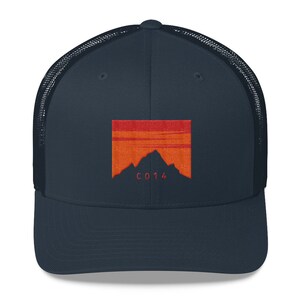 Colorado 14er Sunset Hat Trucker Hat 14ers Outdoors - Etsy