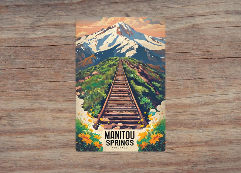 Manitou Incline Sticker, Colorado Decal, Uv-resistant and Weatherproof ...