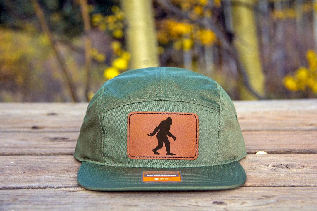 Sasquatch Hat 5 Panel | Low Profile Adjustable Hat | Bigfoot Patch - Etsy