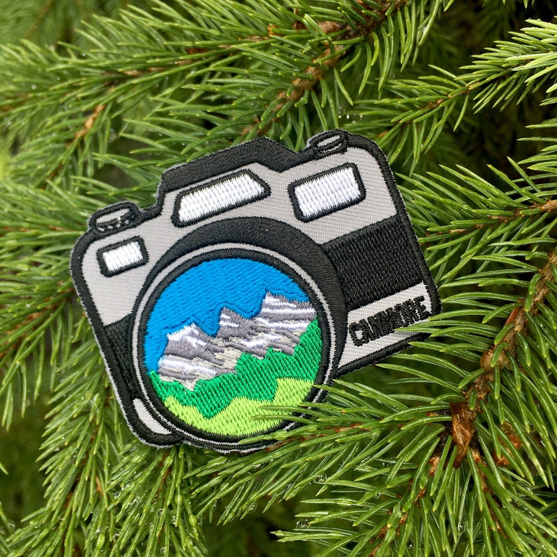 Canmore Camera Patch Travel Iron-on And/or Sew-on - Etsy