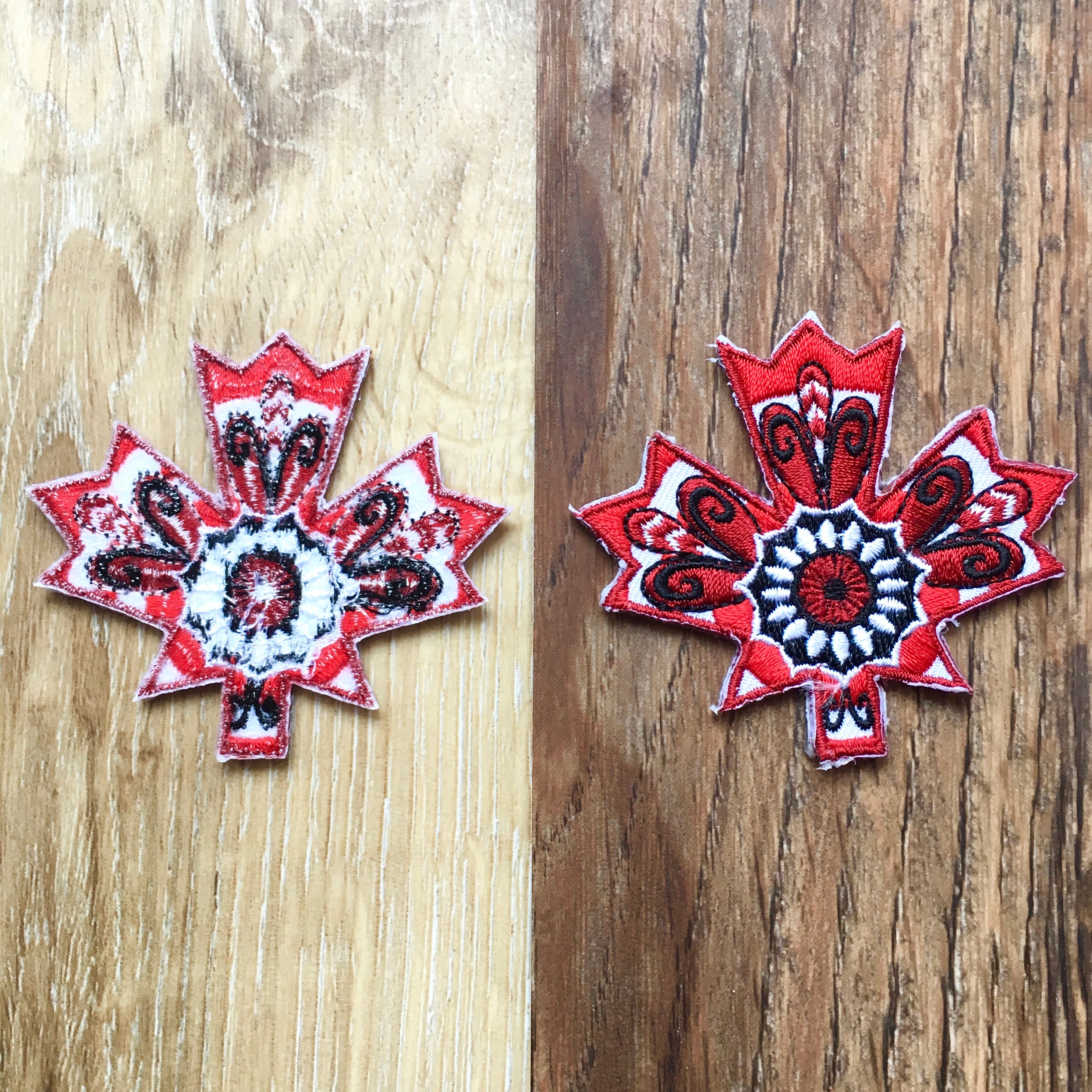 Maple Leaf Patch Canadian Travel Iron-on And/or Sew-on | Etsy