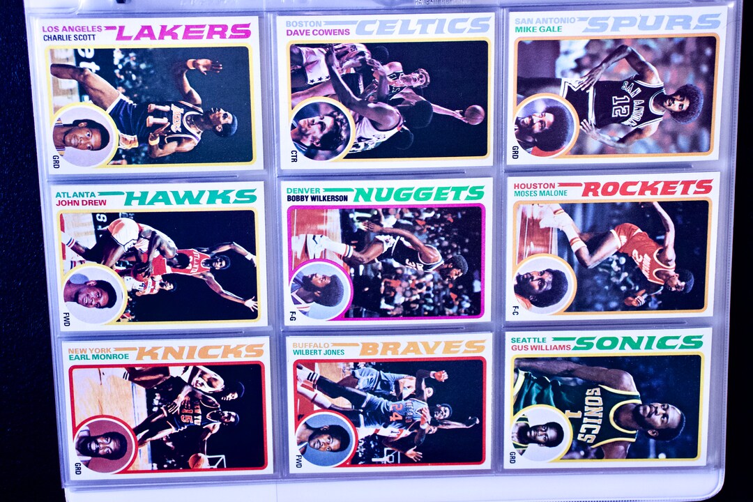 1978-79 Tops Basketball Card Set. 1-132 Cards. Cards Are in Protective ...