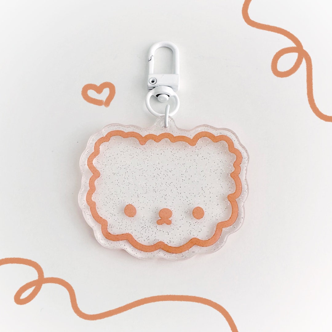 Teddy Doodle Keychain - Etsy