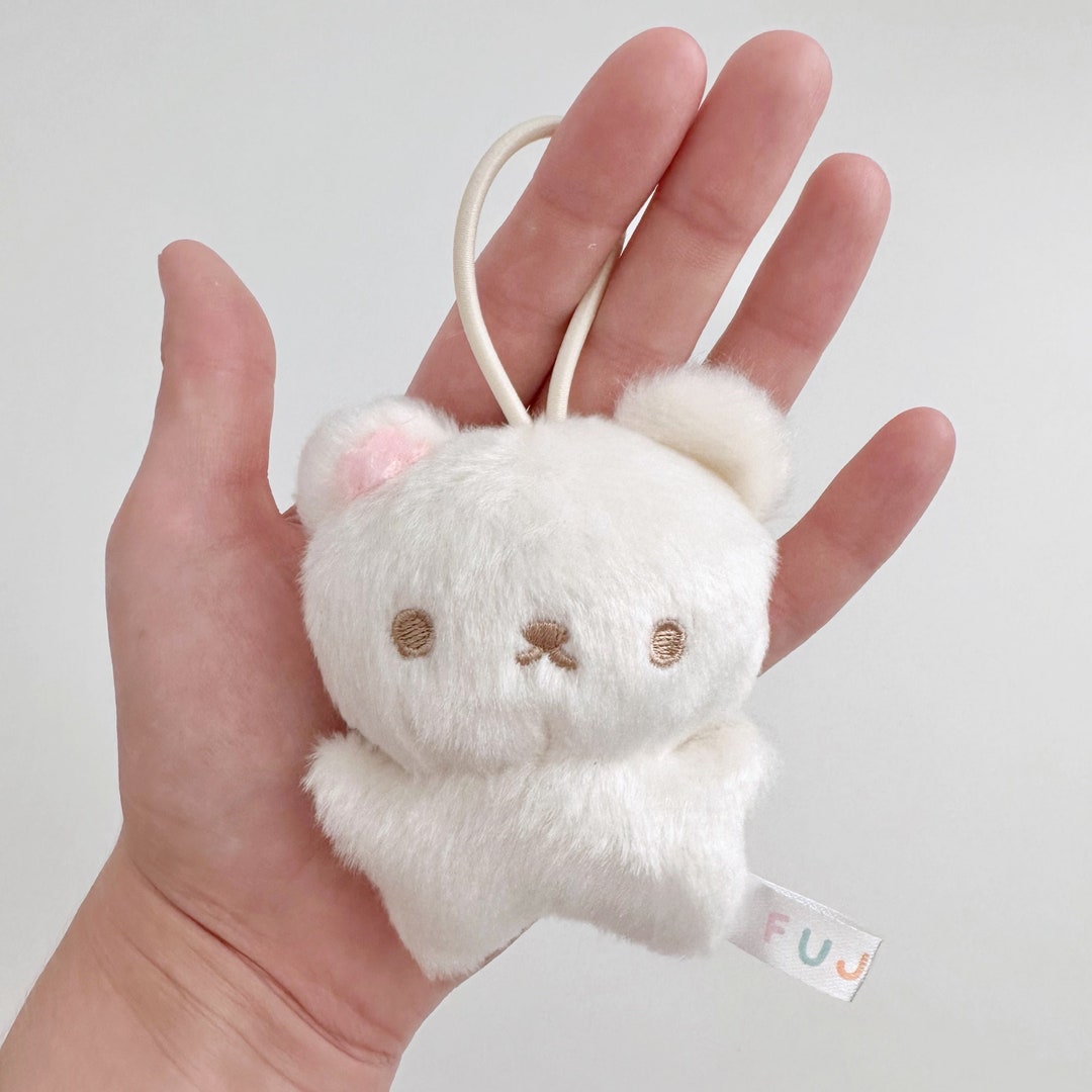 Vanilla Mochi Bear Plush Keychain - Etsy