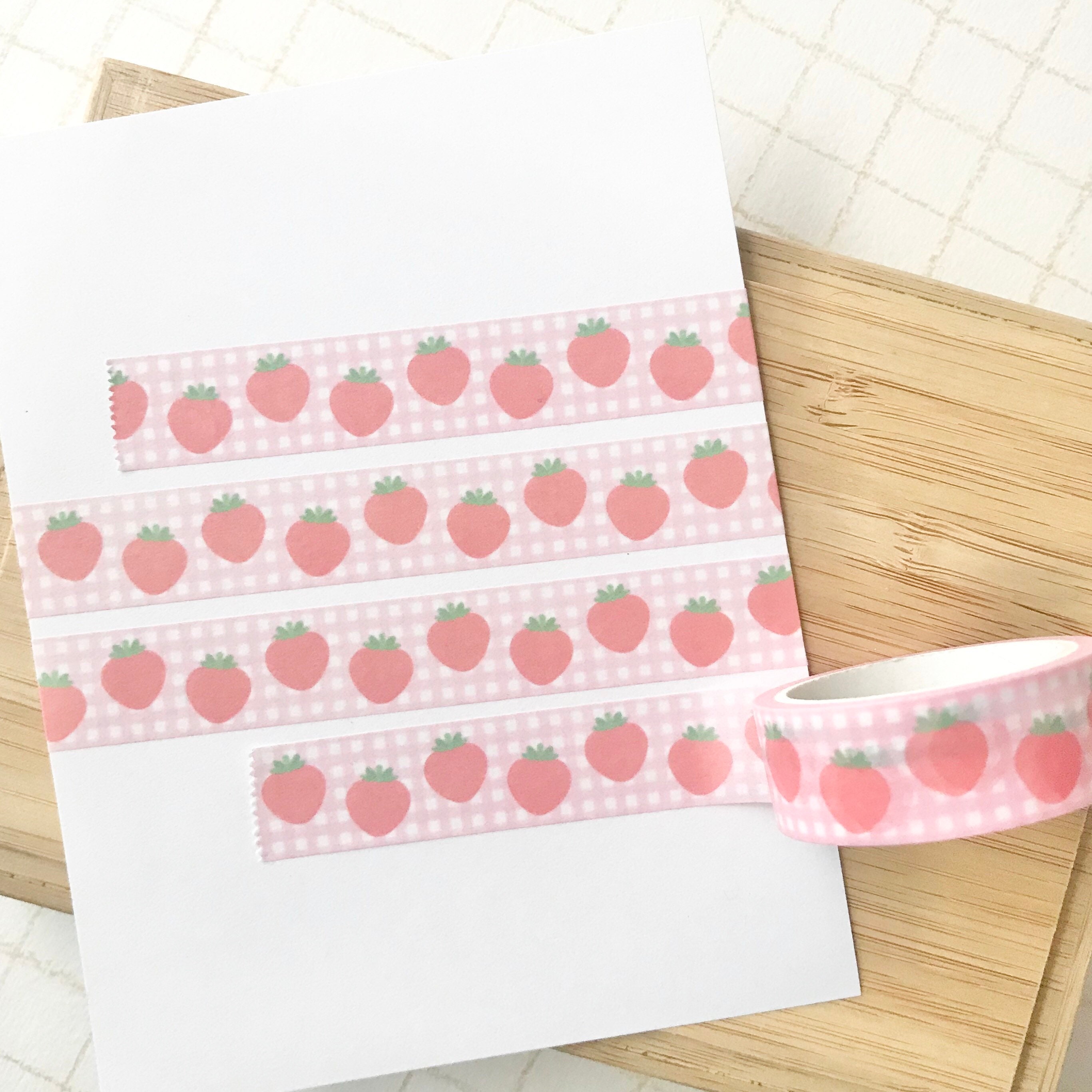 Strawberry Washi Tape | Etsy