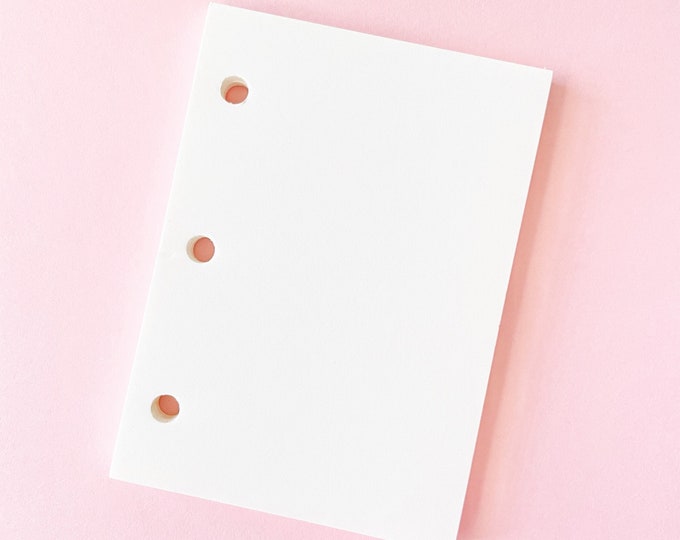 Mini Binder Blank Refill Paper 160 Sheets - Etsy