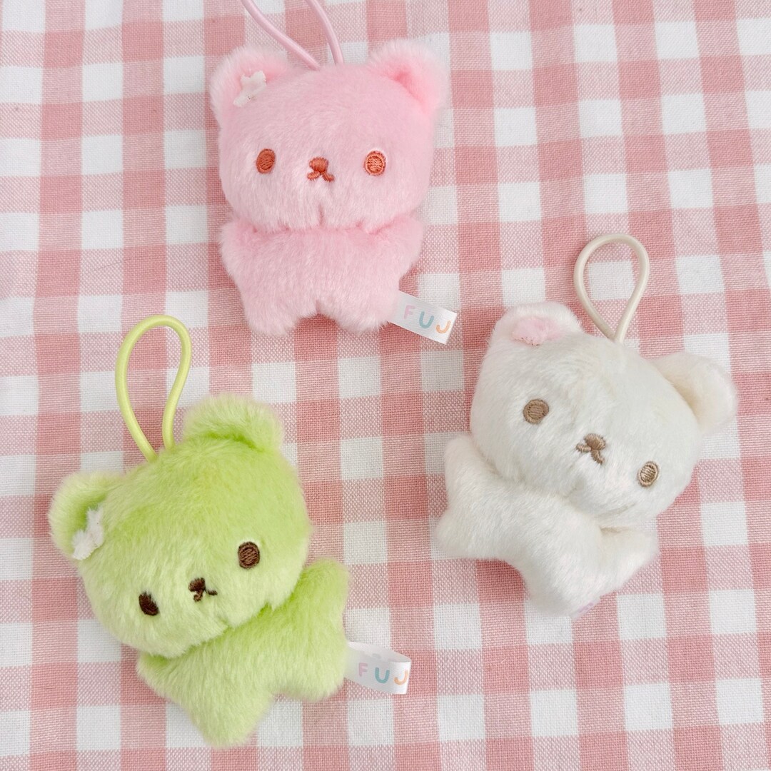 Mochi Bear Plush Keychains Full Set - Etsy
