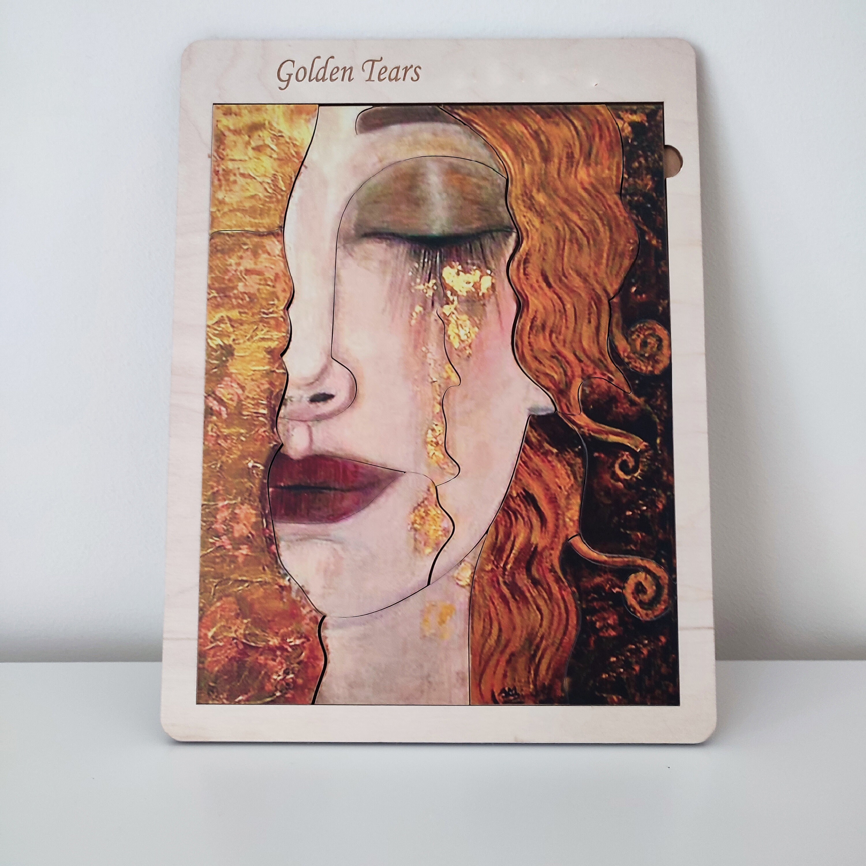 Golden Tears_ Art Puzzle - Etsy