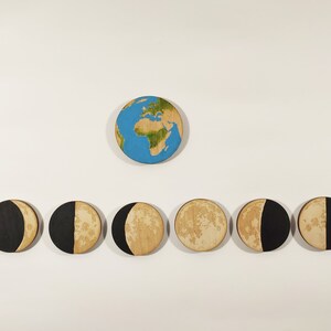 Educational Puzzle "moon Phases" - Etsy