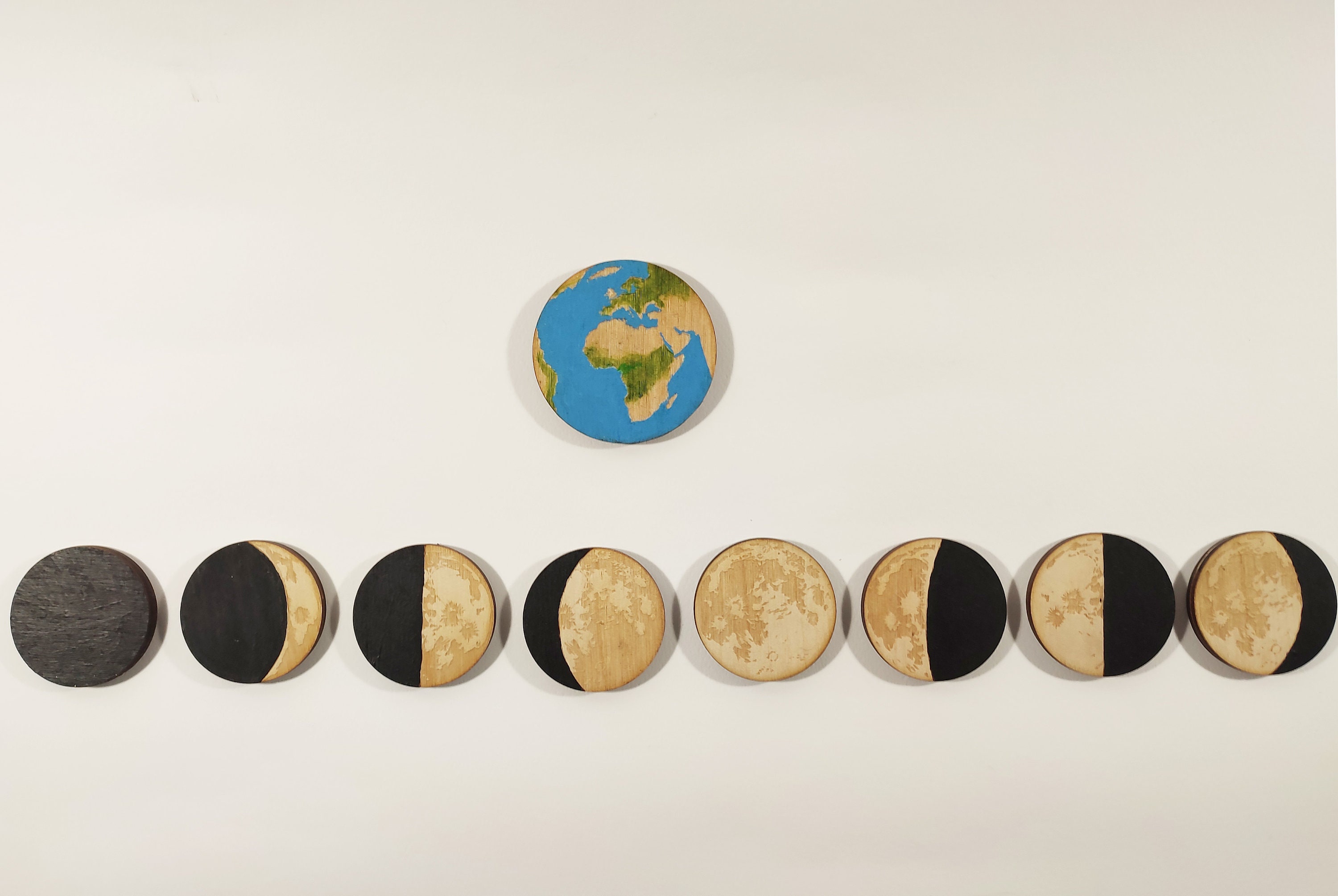 Educational Puzzle "moon Phases" - Etsy