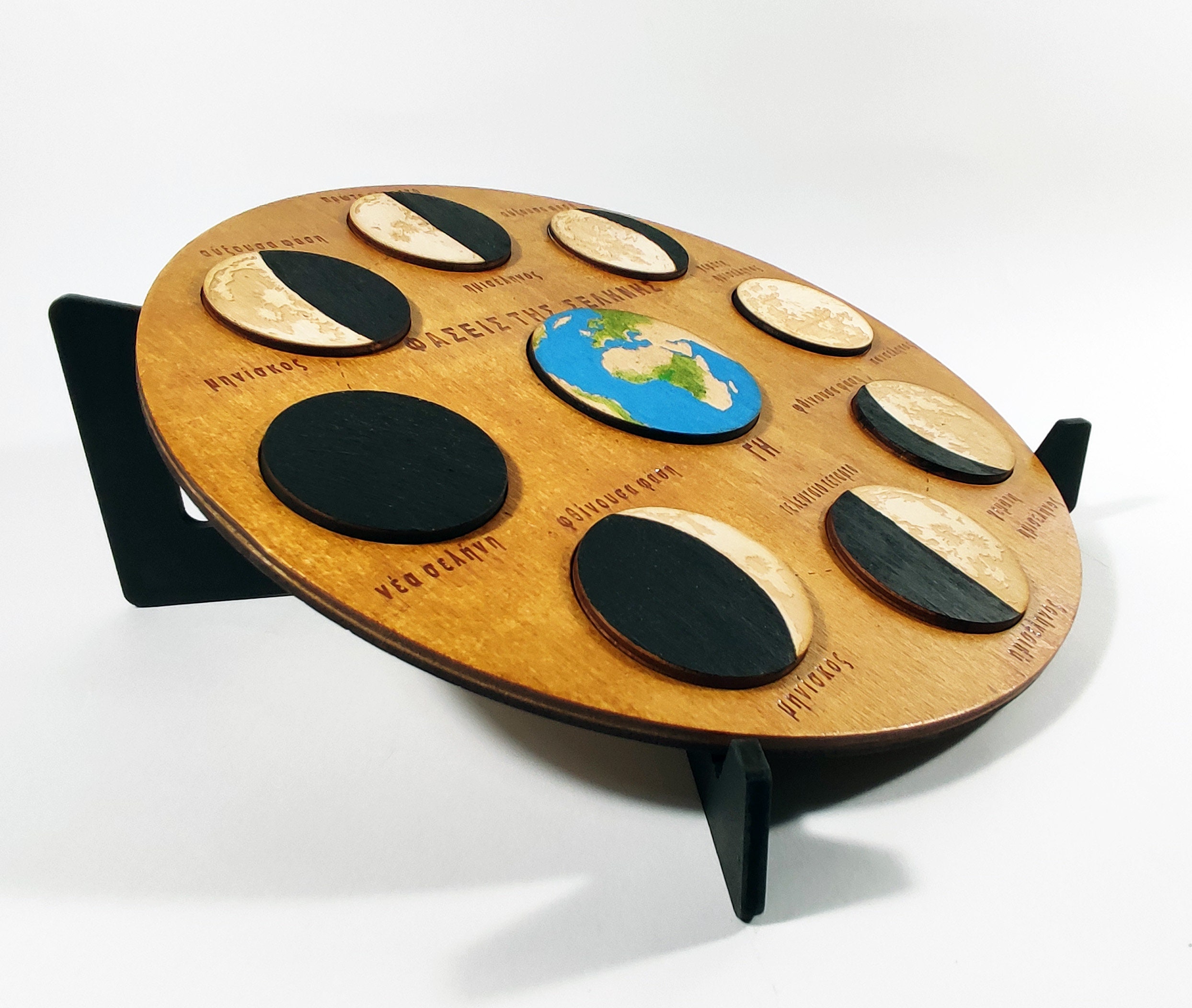 Educational Puzzle "moon Phases" - Etsy