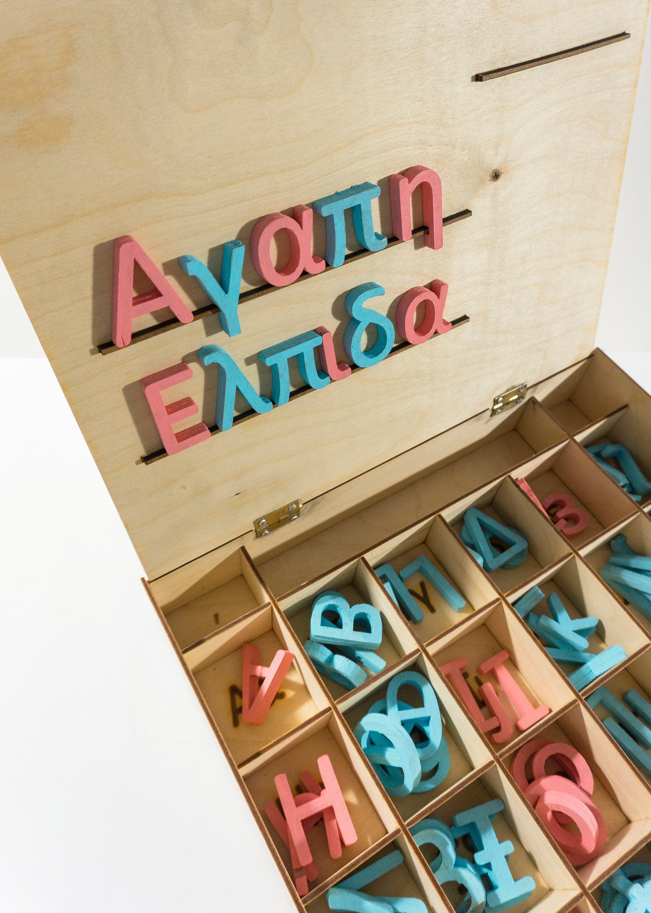 Wooden Toy the Alphabet Box - Etsy