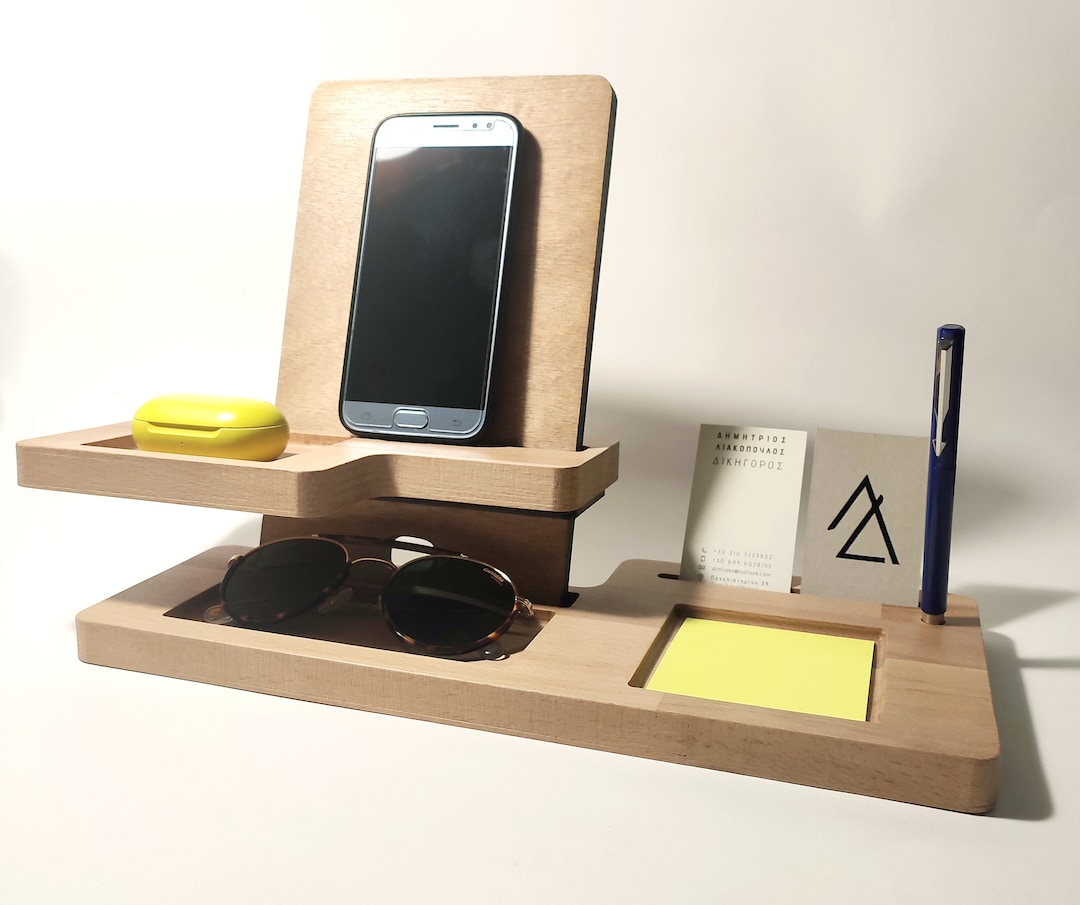 Personalized Wooden Desk Organizer - Etsy