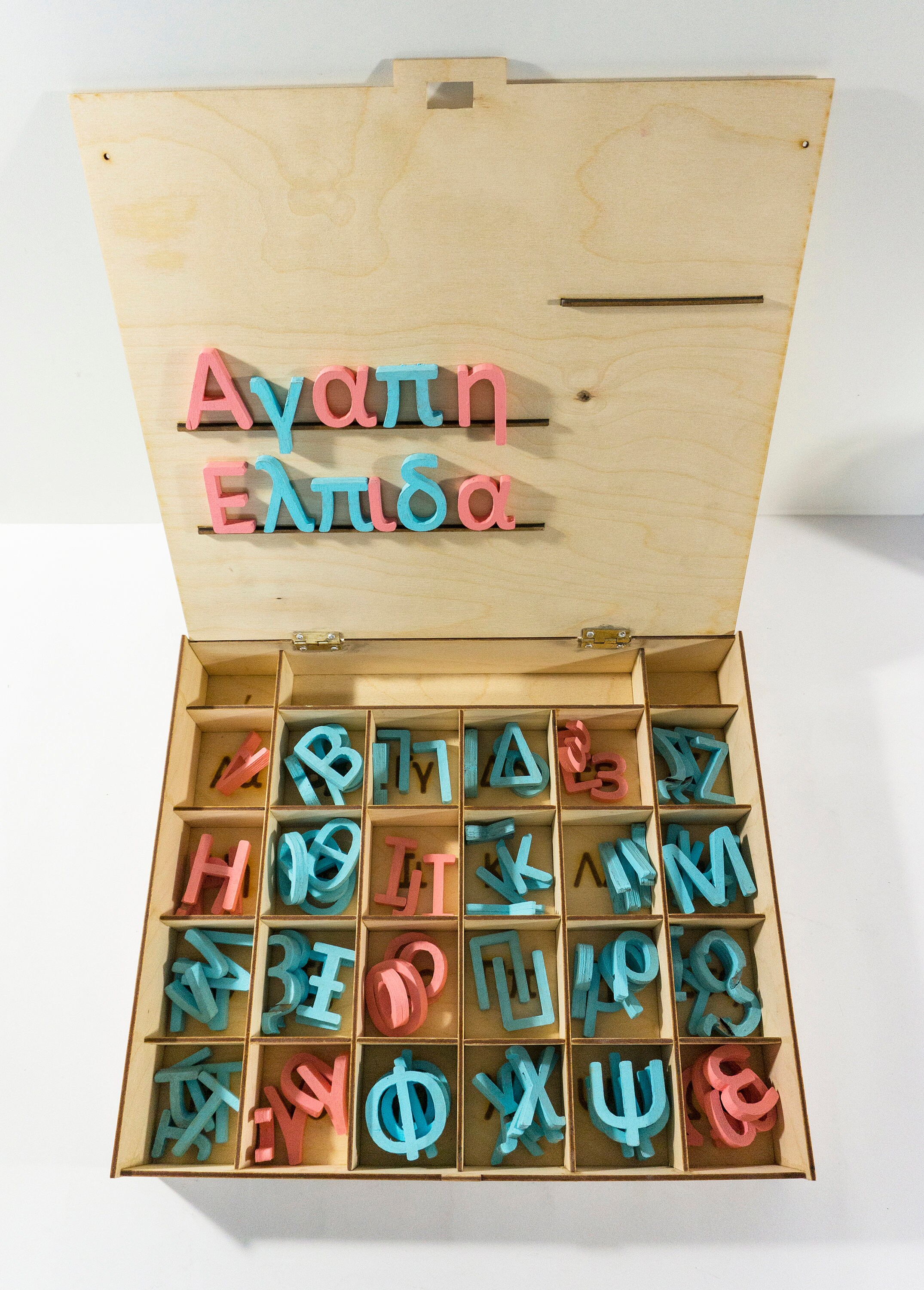 Wooden Toy "the Alphabet Box" - Etsy