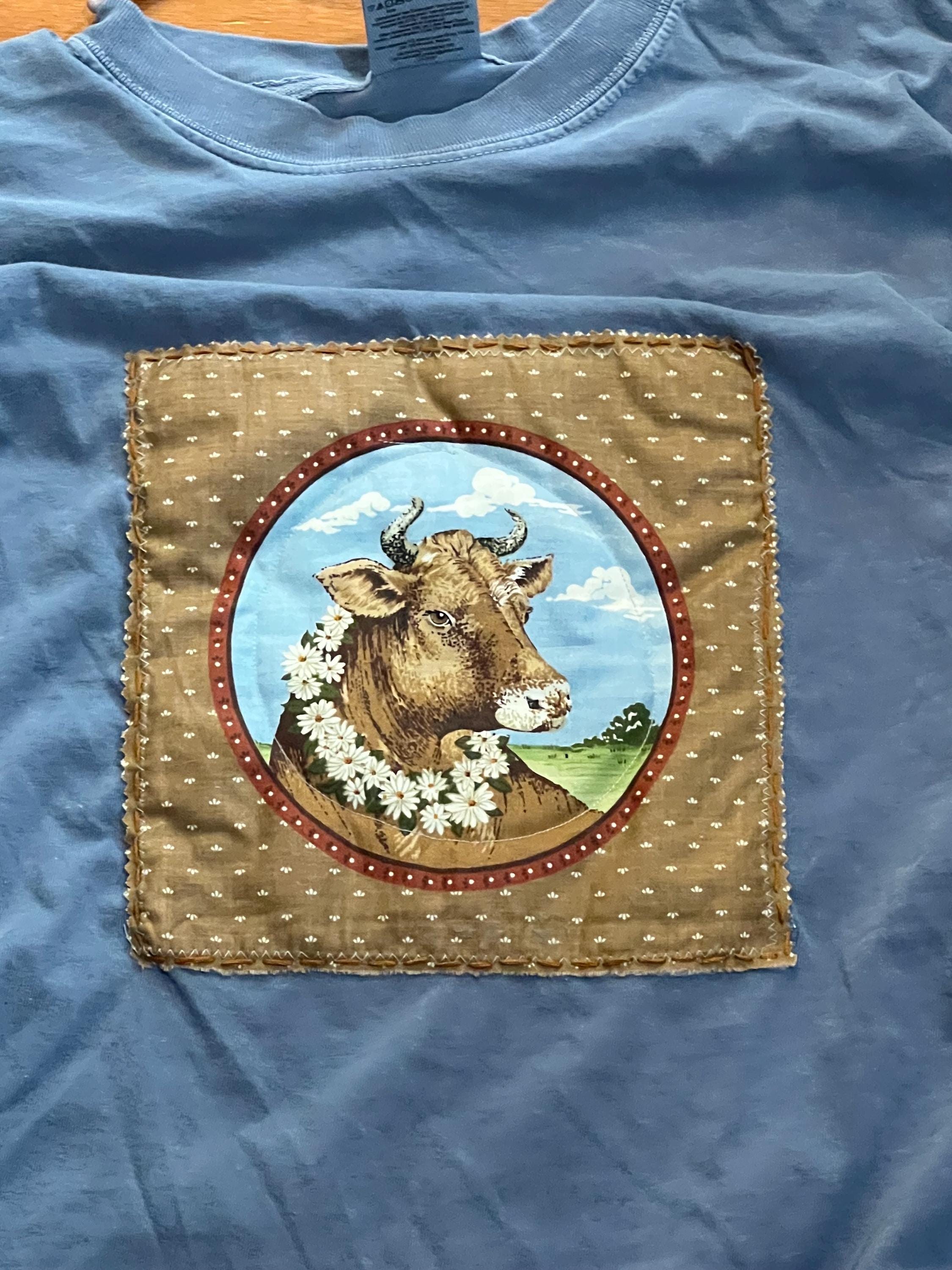 Quilted Vintage Farm Animal Cow Print- Women’s 2x - Etsy