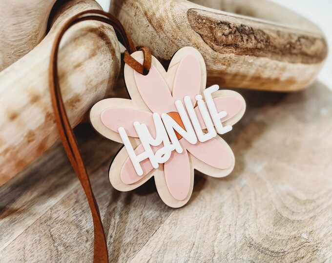 Gift Tag Daisy Gift Tag Flower Gift Tag Girls Gift Tag Name Tag Name ...