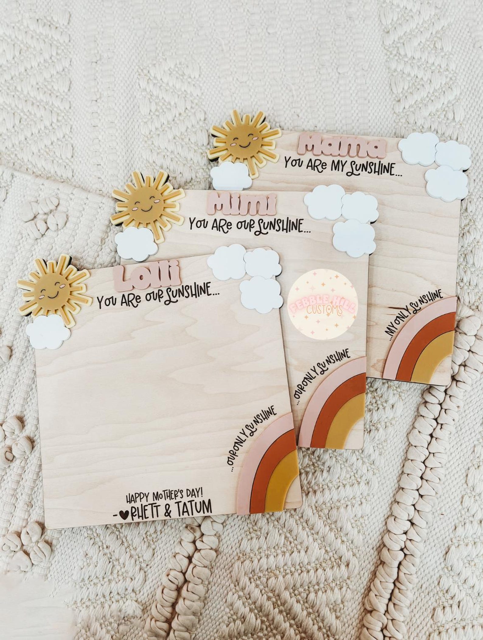 Sunshine Mother’s Day Handprint Sign, Gifts for Mom, Gifts for Grandma ...