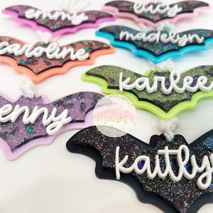 Sparkly Bat Halloween Tag, Halloween Basket Tag, Halloween Gifts for ...