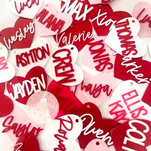 Valentines Day Heart Tags, Valentines Basket, Valentines for Kids ...
