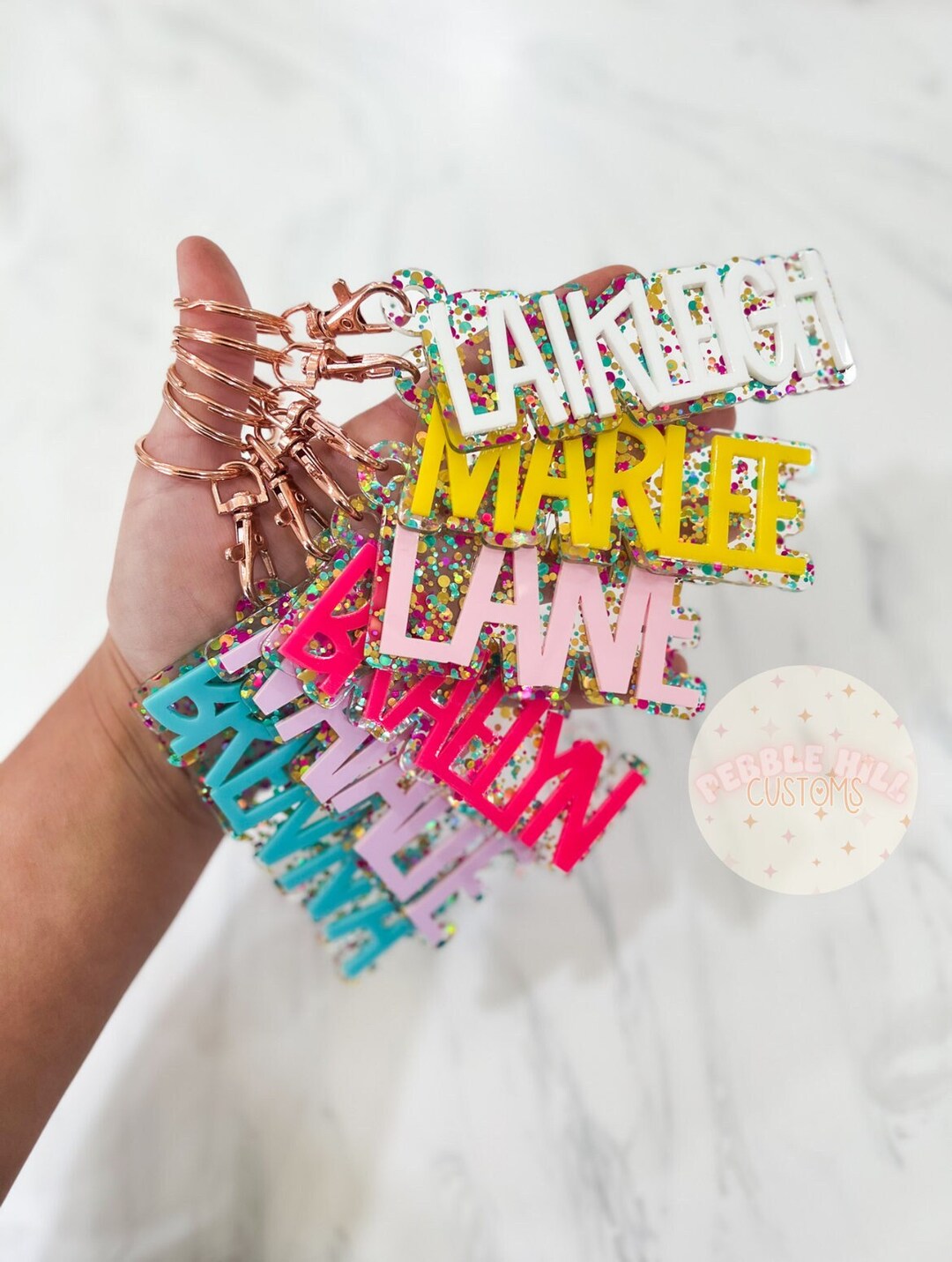 Backpack Tags, Kids Keychains, Personalized Keychain, Acrylic Keychain ...