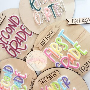 Classroom First Day of School Sign, Interchangeable Back to School ...