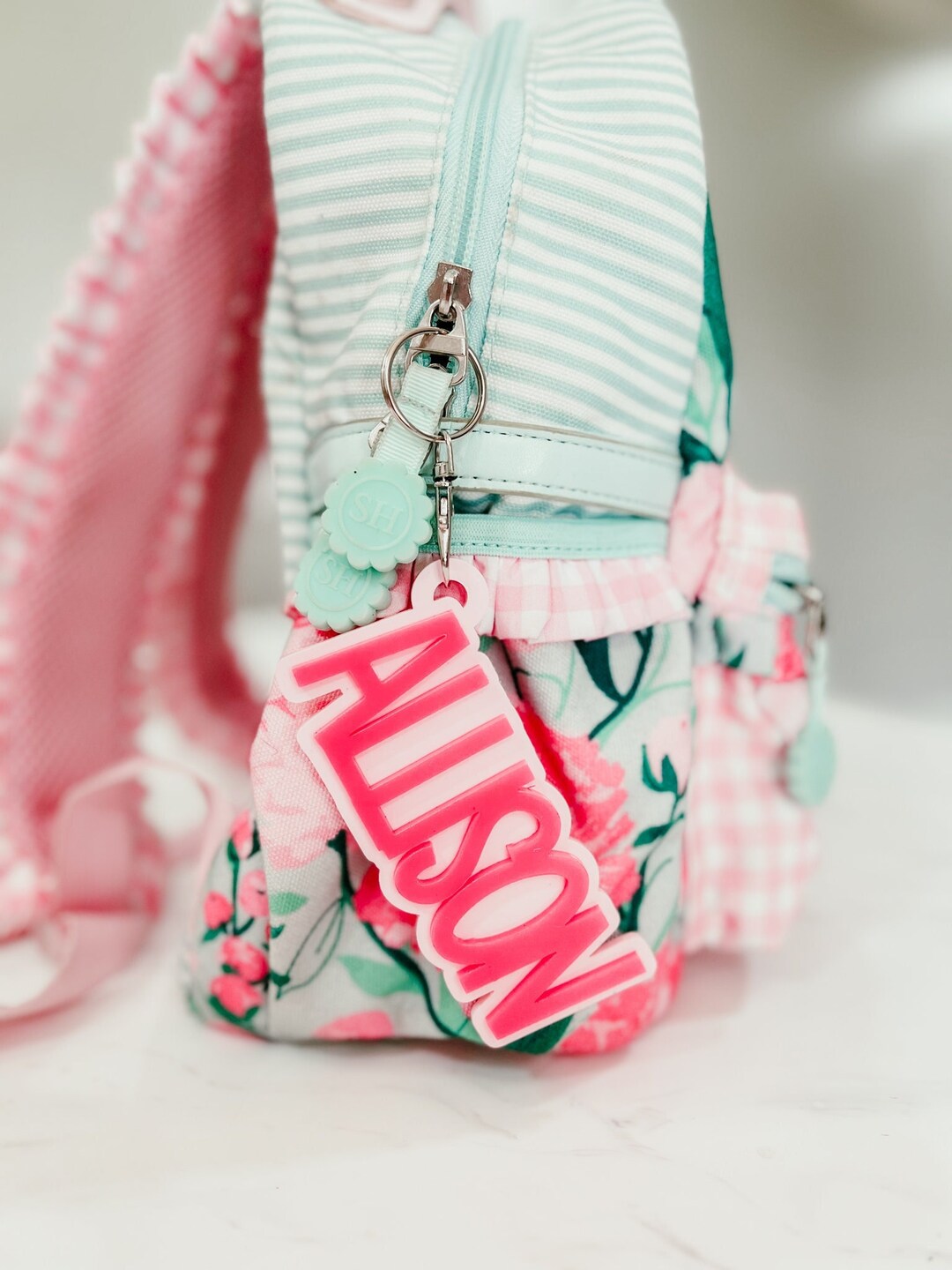 Backpack Tags, Kids Keychains, Personalized Keychain, Acrylic Keychain ...