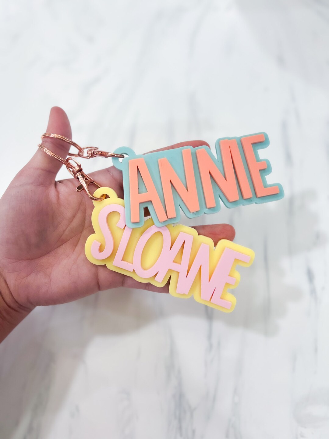 Backpack Tags, Kids Keychains, Personalized Keychain, Acrylic Keychain ...