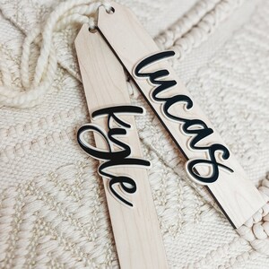 Stocking Tags Personalized Stocking Tags Laser Cut - Etsy