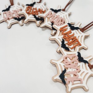 Spider Web Halloween Tag, Halloween Basket Tag, Halloween Gifts for ...