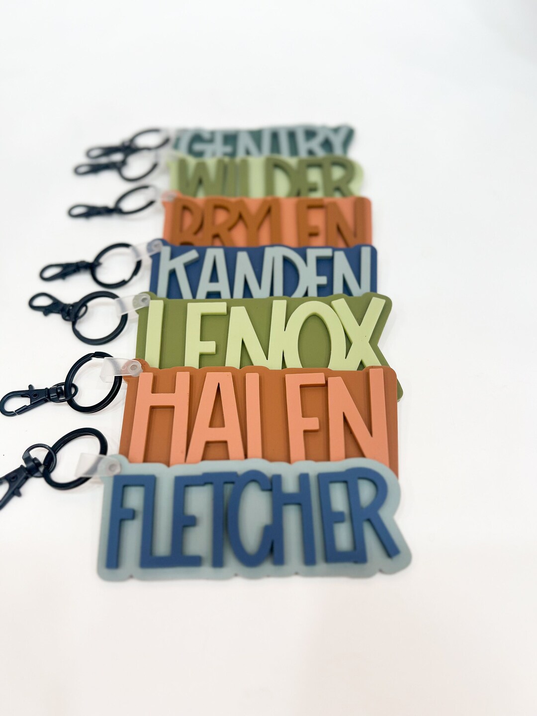 Boys Backpack Tags, Kids Keychains, Personalized Keychain, Acrylic ...