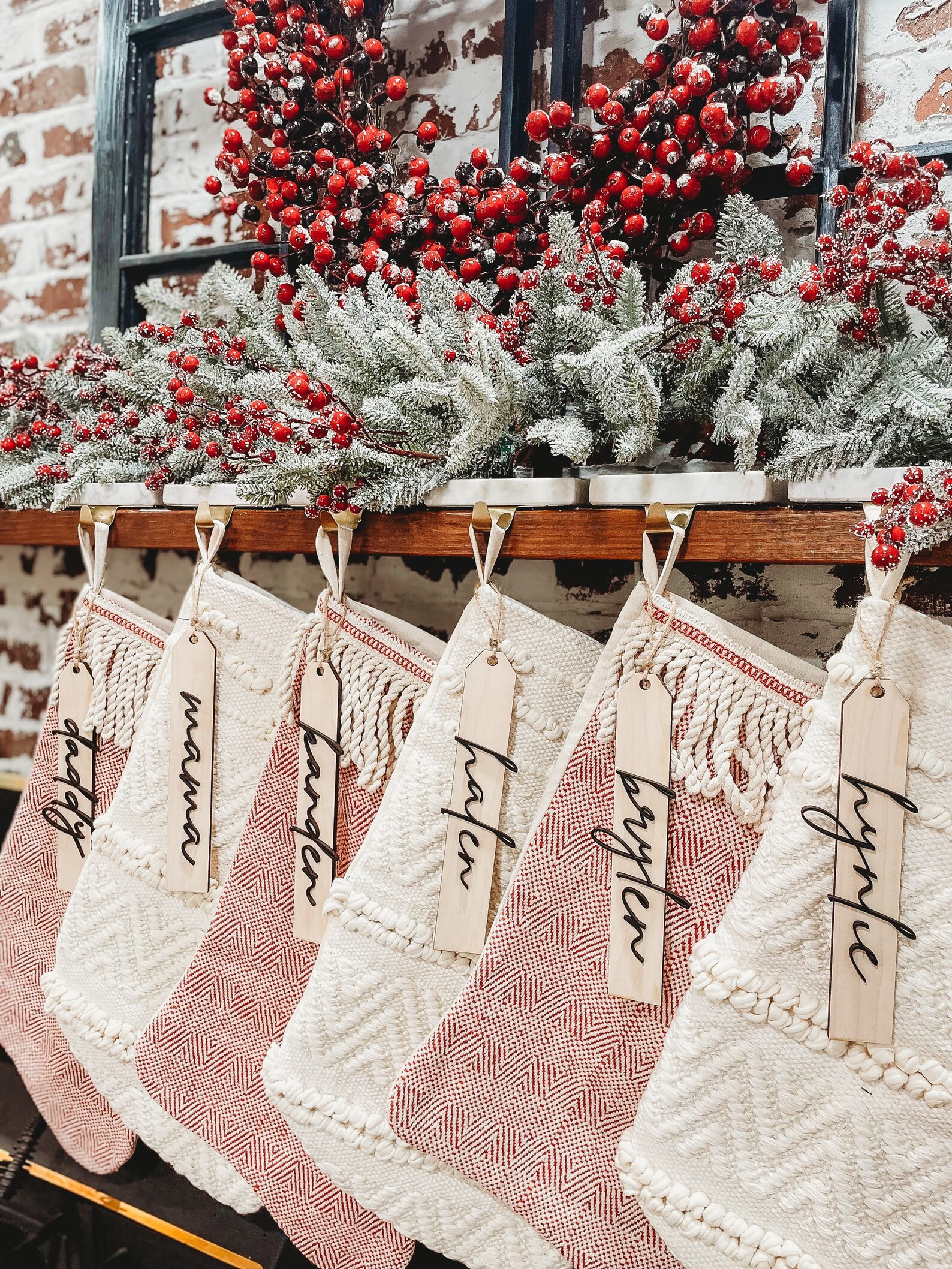 Stocking Tags Personalized Stocking Tags Laser Cut - Etsy