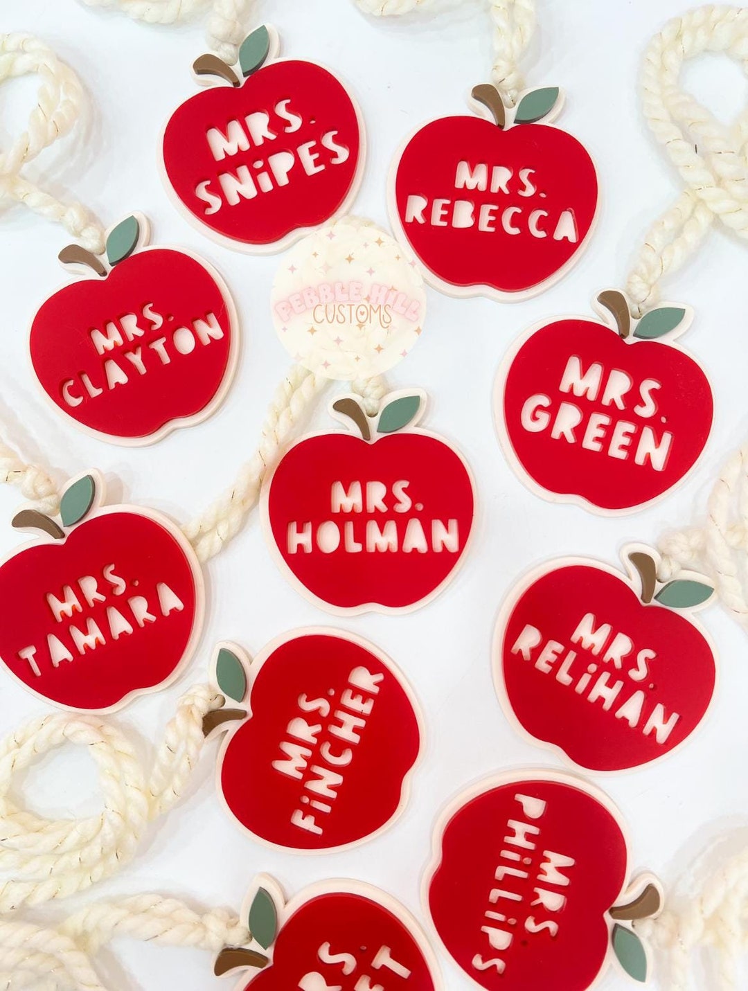 Apple Teacher Gift Tag, Pencil Tag, Teacher Gifts, Teacher Appreciation ...