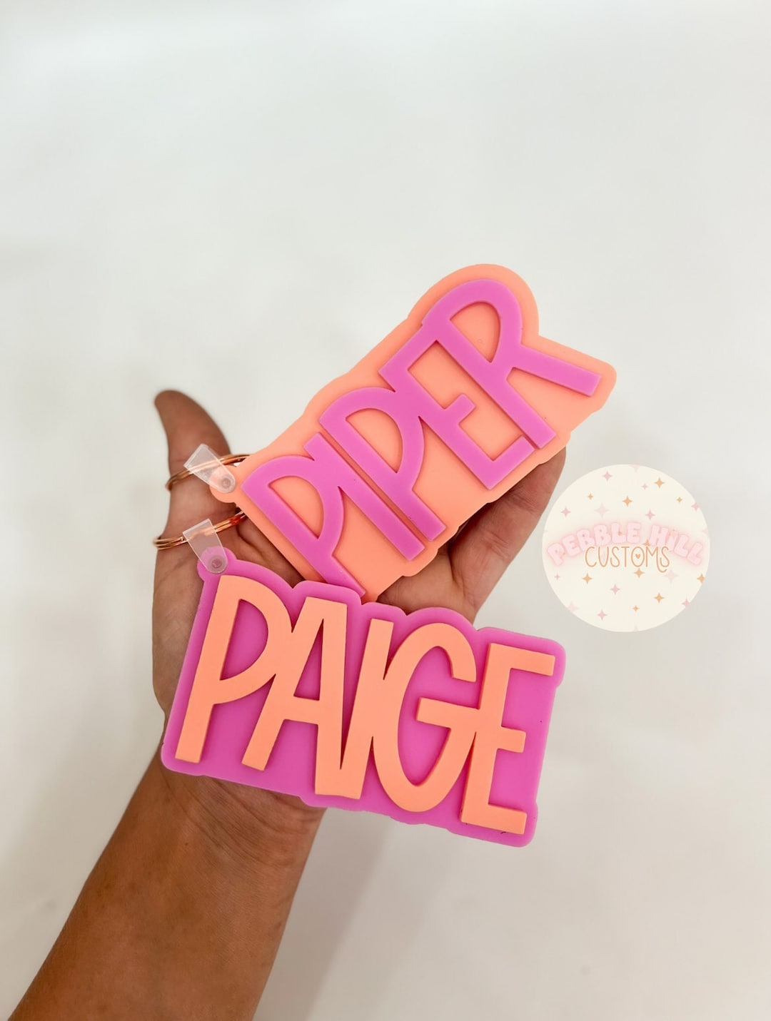 Backpack Tags, Kids Keychains, Personalized Keychain, Acrylic Keychain ...