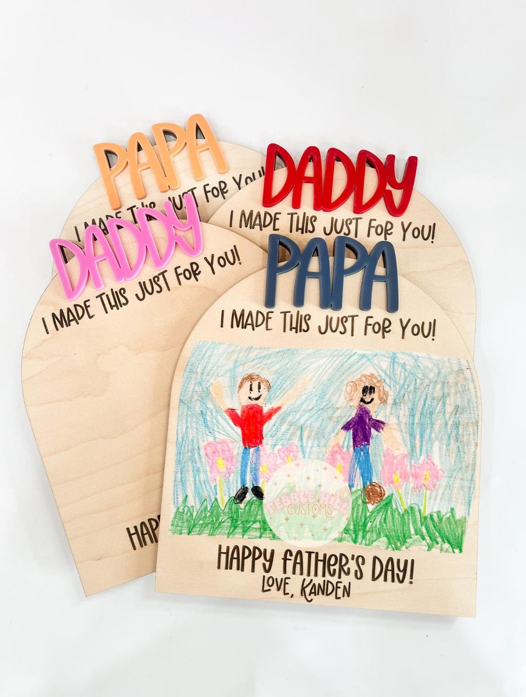 Father's Day Drawing Arch Sign, Gifts for Daddy, Gifts From Kids ...