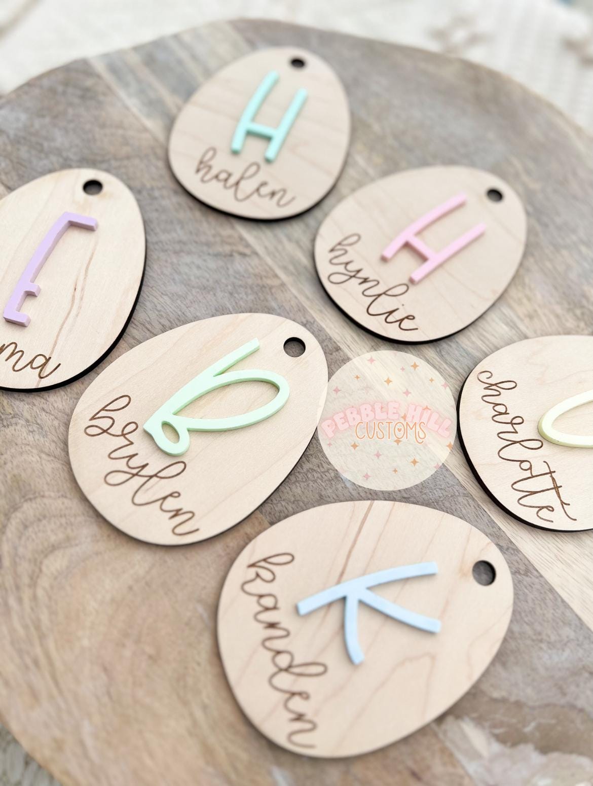 Easter Tags | Easter Basket | Easter for Kids | Personalized Name Tag ...