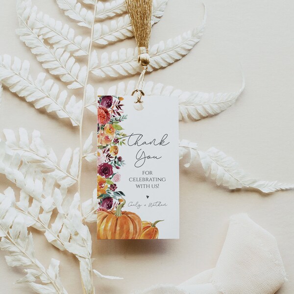 Fall Thank You Tags - Etsy