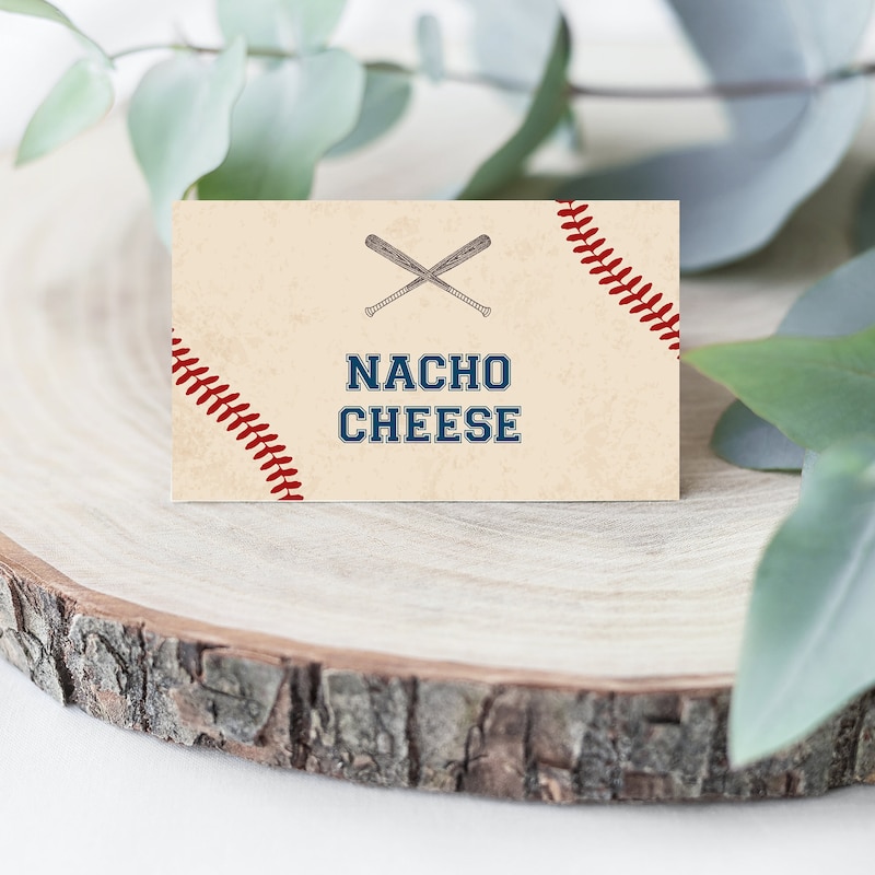 Baseball Place Cards - Etsy