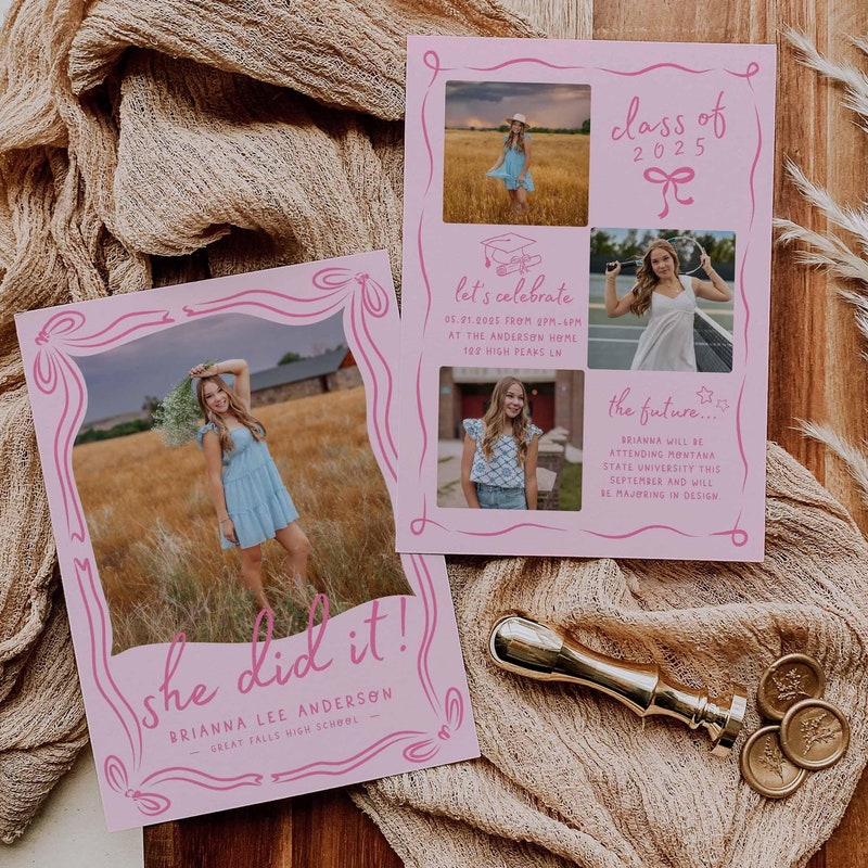 Trifold Card Graduation - Etsy