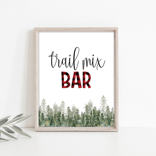 Trail Mix Sign - Etsy