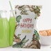 Reptile Chip Bag Wrap, Snake Birthday Decor Printable, Snack Chip Bag ...