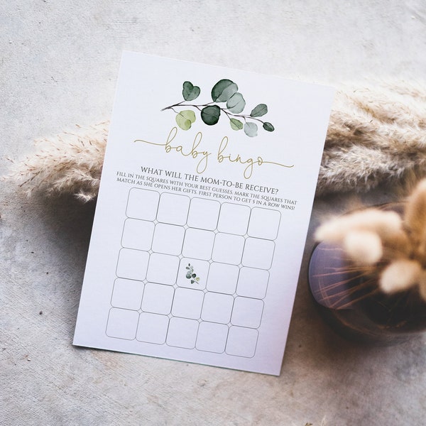 Baby Shower Bingo - Etsy