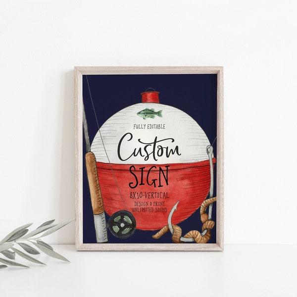 Fishing Theme Party// Bait Bar Sign - Etsy Canada