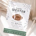 Football Birthday Invitation, It's Game Time, Game On, Football Invite ...