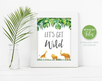 Jungle signs | Etsy