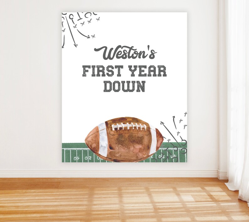 Editable Birthday Backdrop Banner First Year Down Birthday - Etsy