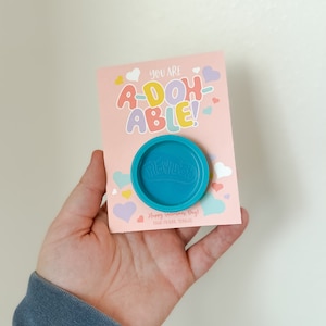 Playdoh Valentine Card Printables, Classroom Kids Valentine Gifts, You ...