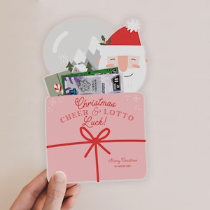 Lottery Ticket Christmas Gift Printable, Scratch off Ticket Tag ...